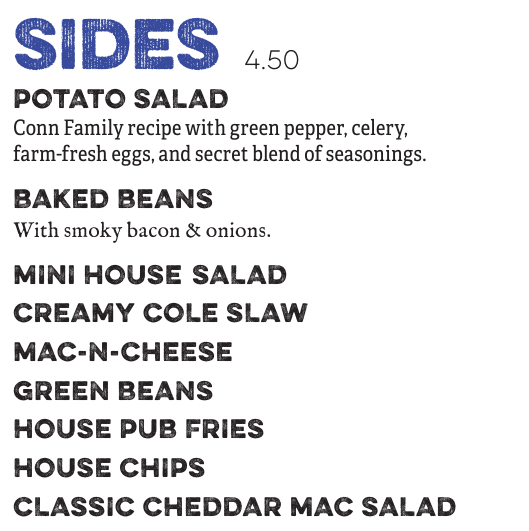 Obed and Isaac's Microbrewery and Eatery Springfield Menu